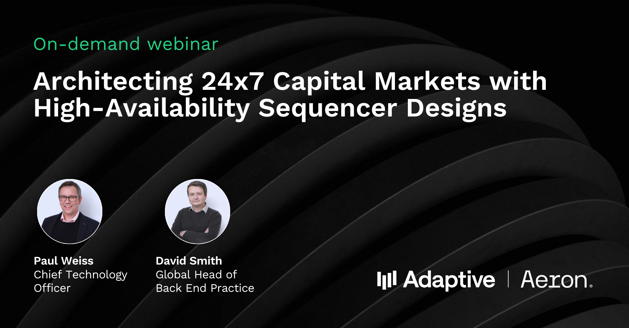 Architecting 24x7 Capital Markets High-Availability Sequencer Designs